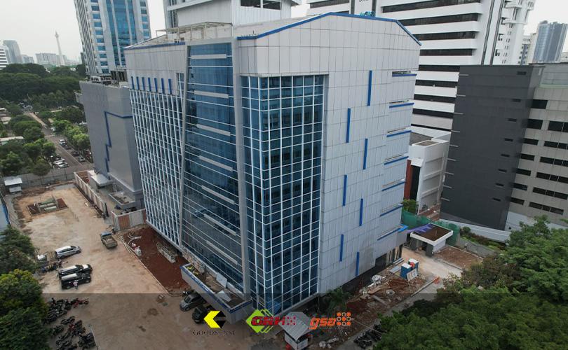 Bangunan Dengan ACP Yang Tampak Modern