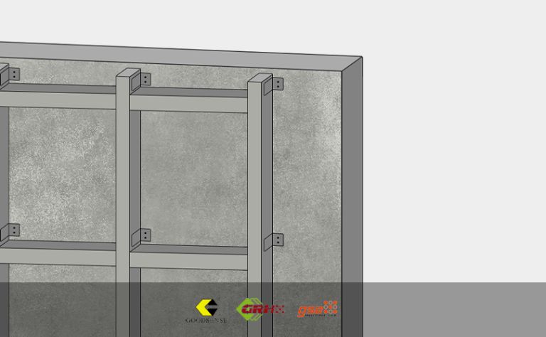 Pemasangan Rangka ACP Aluminium Composite Panel